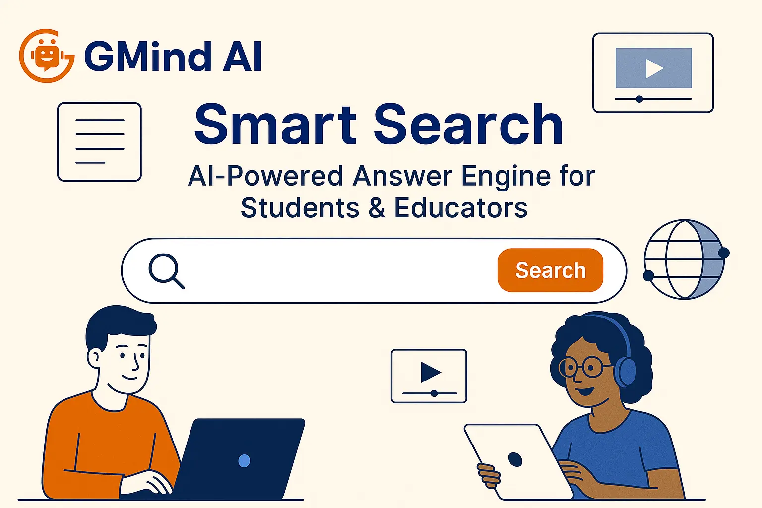 GMind AI Smart Search – AI-Powered Answer Engine for Students & Educators